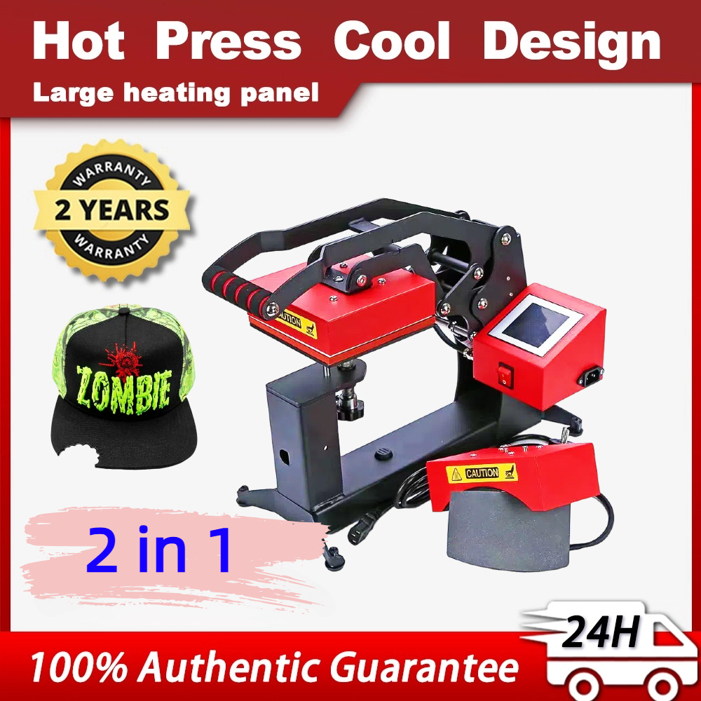 Auto Open Heat Press Machine for Cap | Mesin Tekan Topi Heavy Duty LED ...