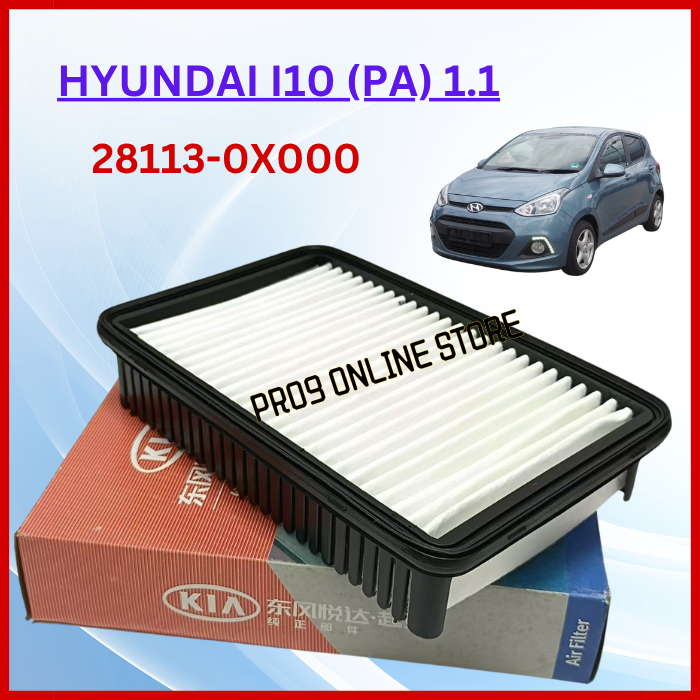 HYUNDAI i10 1.1 (PA )ENGINE AIR FILTER ( 28113-0X000 ) AIR CLEANER ...