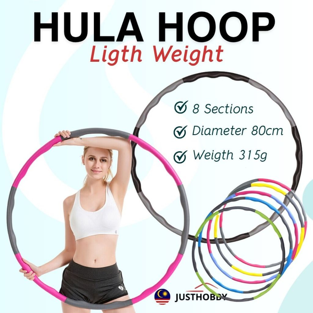 Hula Hoop PVC Foldable Hula Hoop Abdominal Slimming Exercise Equipment ...