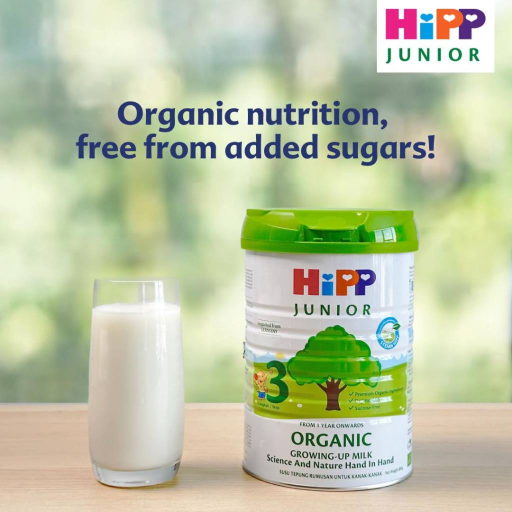 HiPP JUNIOR Organic Growing-up Milk Step 3 (800g) (From One Year ...