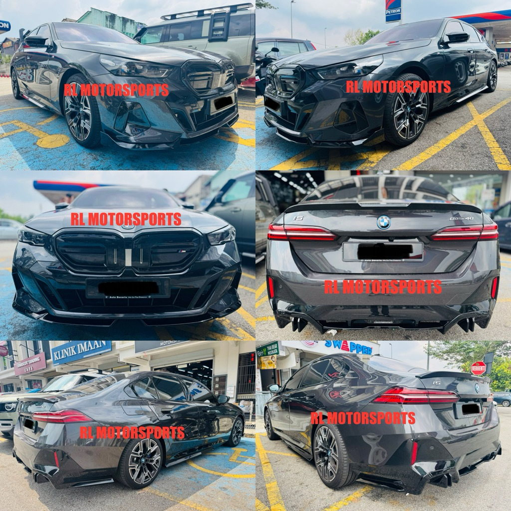BMW G60 i5 Mperformance bodykit body kit 5 series front side rear skirt ...