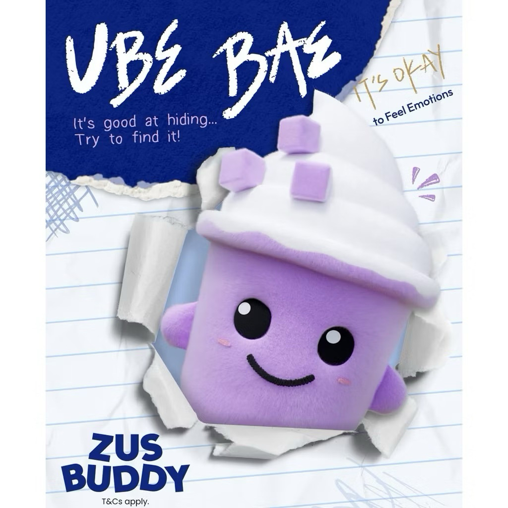 ZUS BUDDY Ube Bae ZUS UBE BAE PLUSHIE ZUS BUDDY PLUSHIE LIMITED EDITION NEW (open box) | Shopee ...