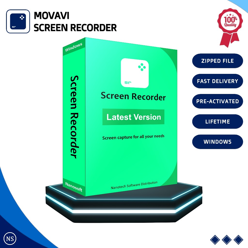 Movavi Screen Recorder | Licensed | Latest Version | Shopee Malaysia