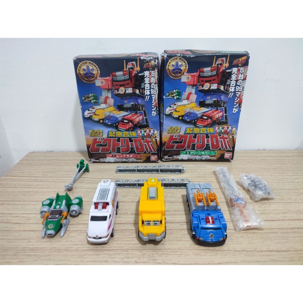 BANDAI SMP Super Minipla Kyuukyuu Sentai GoGoFive Victory Robo Kit ...