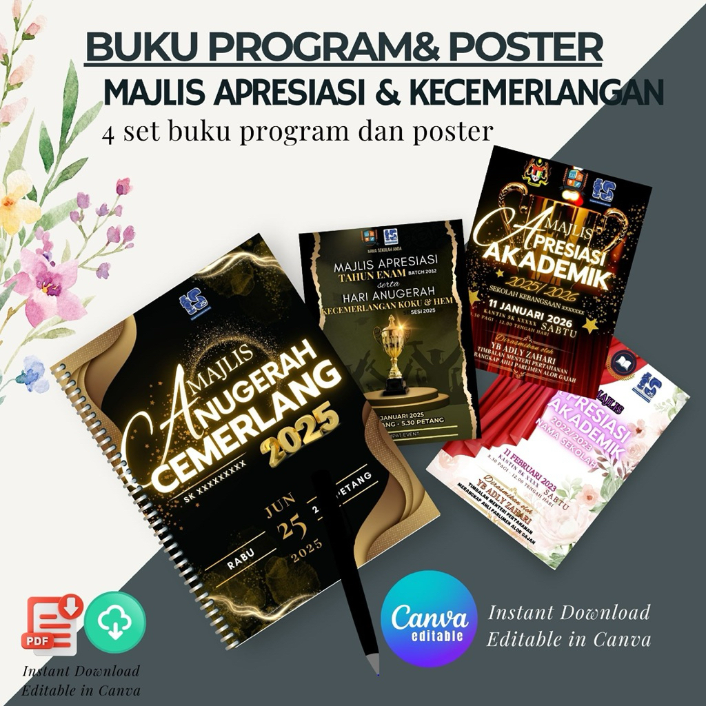 Buku Program Majlis Anugerah Kecemerlangan MAC | Shopee Malaysia