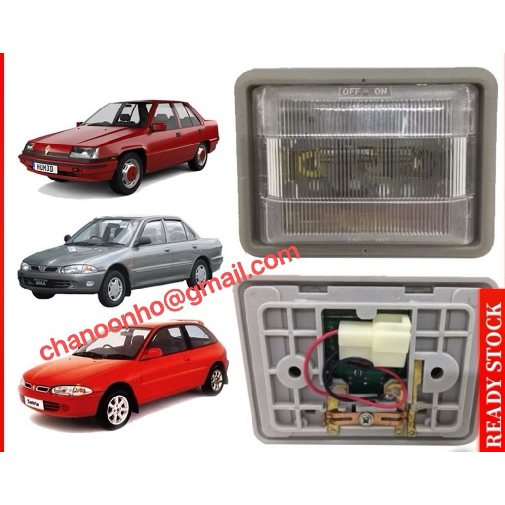12V Car Room Lamp 45 LED SUPER White Roof Light Proton Saga/Iswara/Wira ...