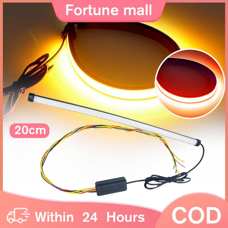 Tail Light LED Strip 20CM Motorcycle License Plate Light Strip Lesen ...