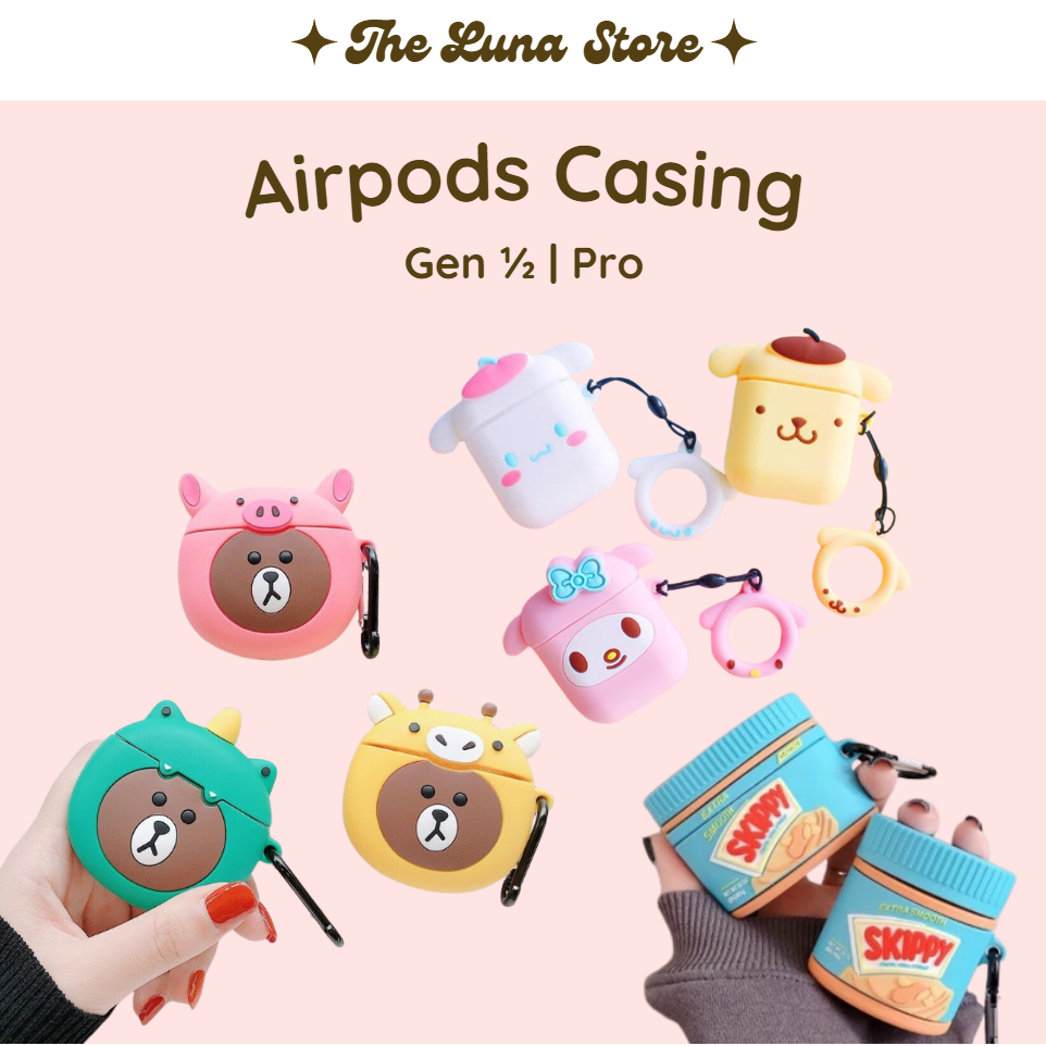 [READY STOCK] Airpods Case for Airpods 1/2 Airpods Pro Inpods tws i12 ...