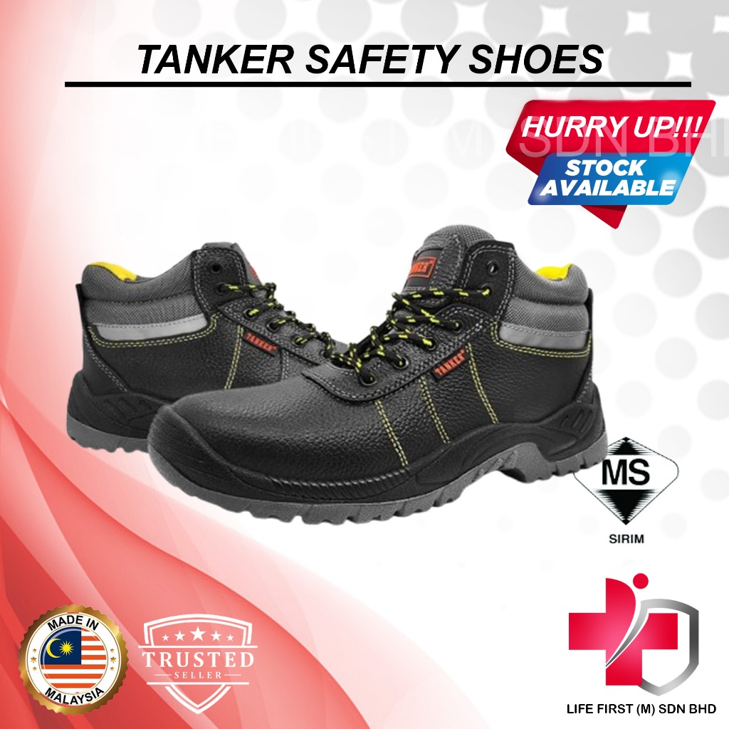 TANKER SAFETY SHOES TK1002 MID CUT (SIRIM APPROVED) | Shopee Malaysia