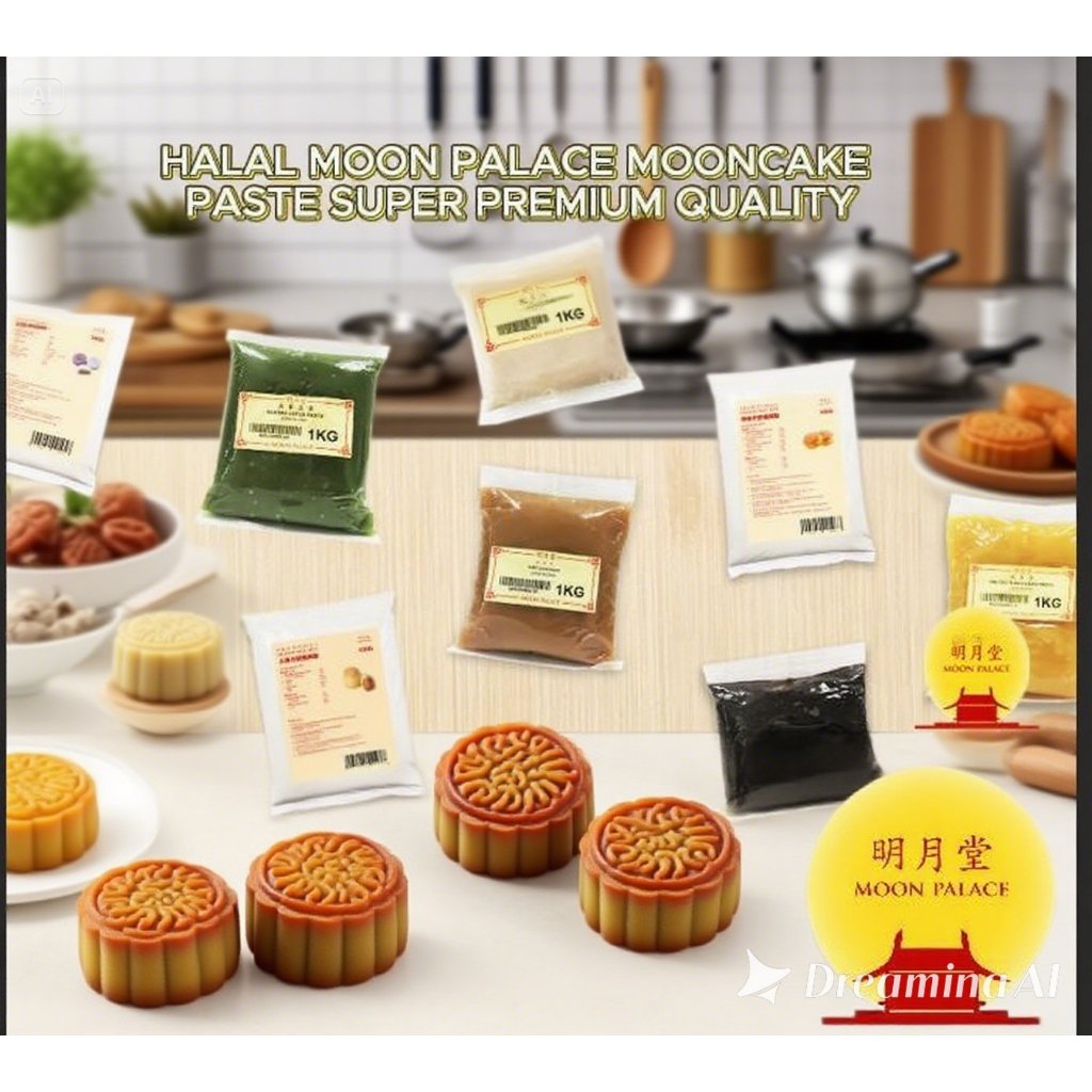 【READY STOCK】HALAL MOON PALACE MOONCAKE PASTE SUPER PREMIUM QUALITY ...