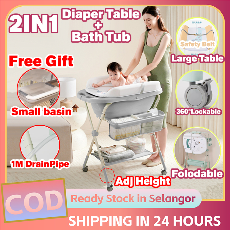 Newborn Baby Bath Tub With Stand Foldable Bath Tub Stand Support Besen ...