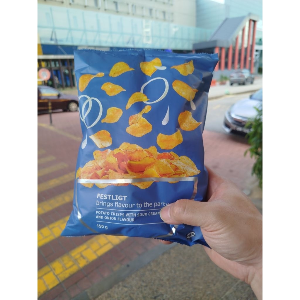 IKEA FESTLIGT potato crisps (Best Before: 22/11/25) | Shopee Malaysia