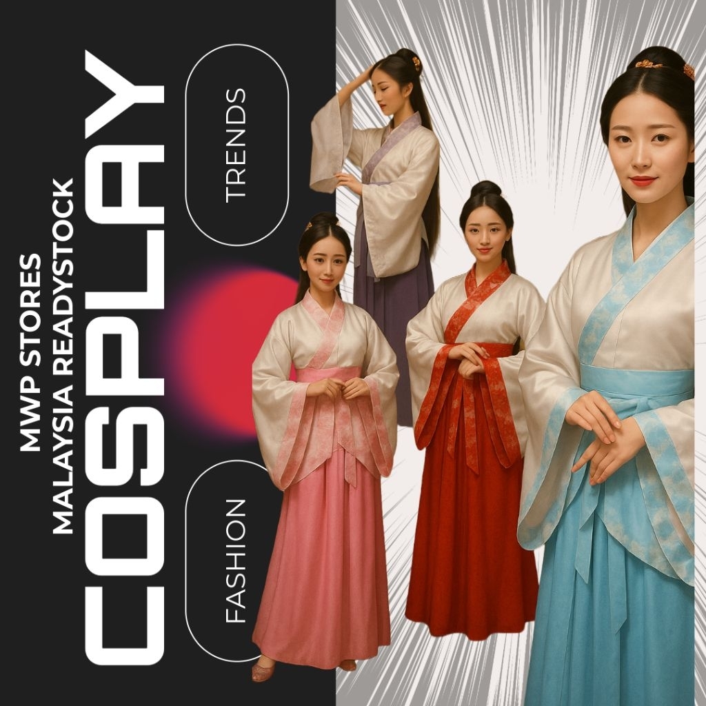 MWP Malaysia readystock Hanfu traditional-silk/satin material Chinese ...