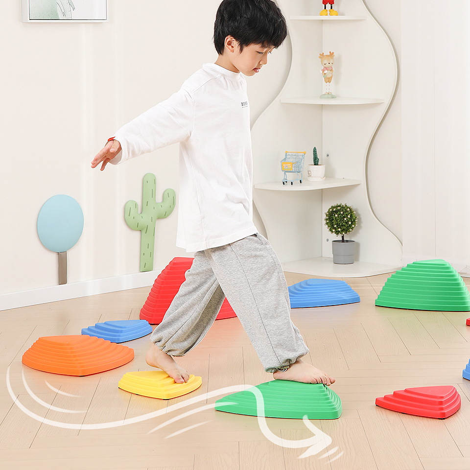 Kids Balance Beam Sensory Training Kindergarten Tactile Balance Board ...