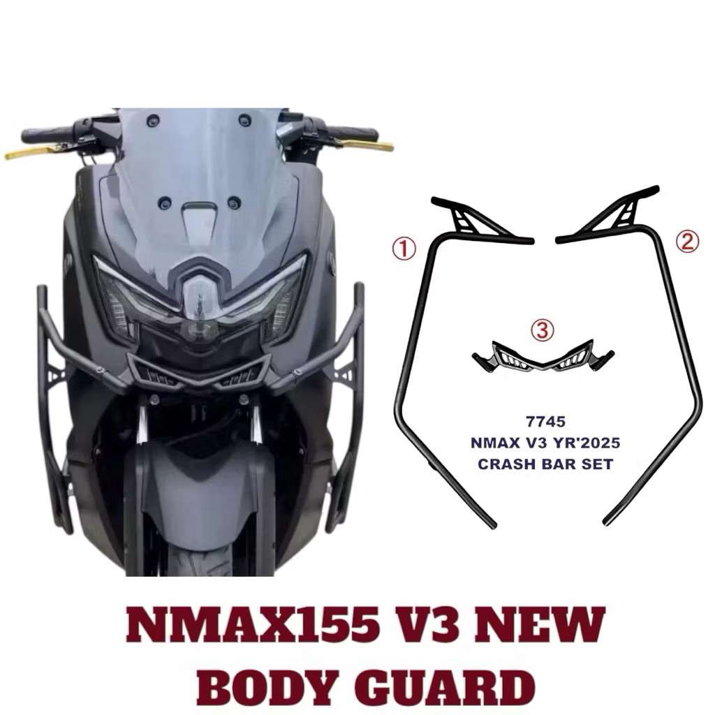 NMAX V3 BODY GUARD SET | Shopee Malaysia