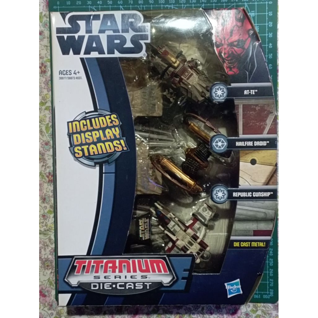 (BIB) Hasbro Star Wars Titanium Series Diecast 3 Vehicle Pack | Shopee ...