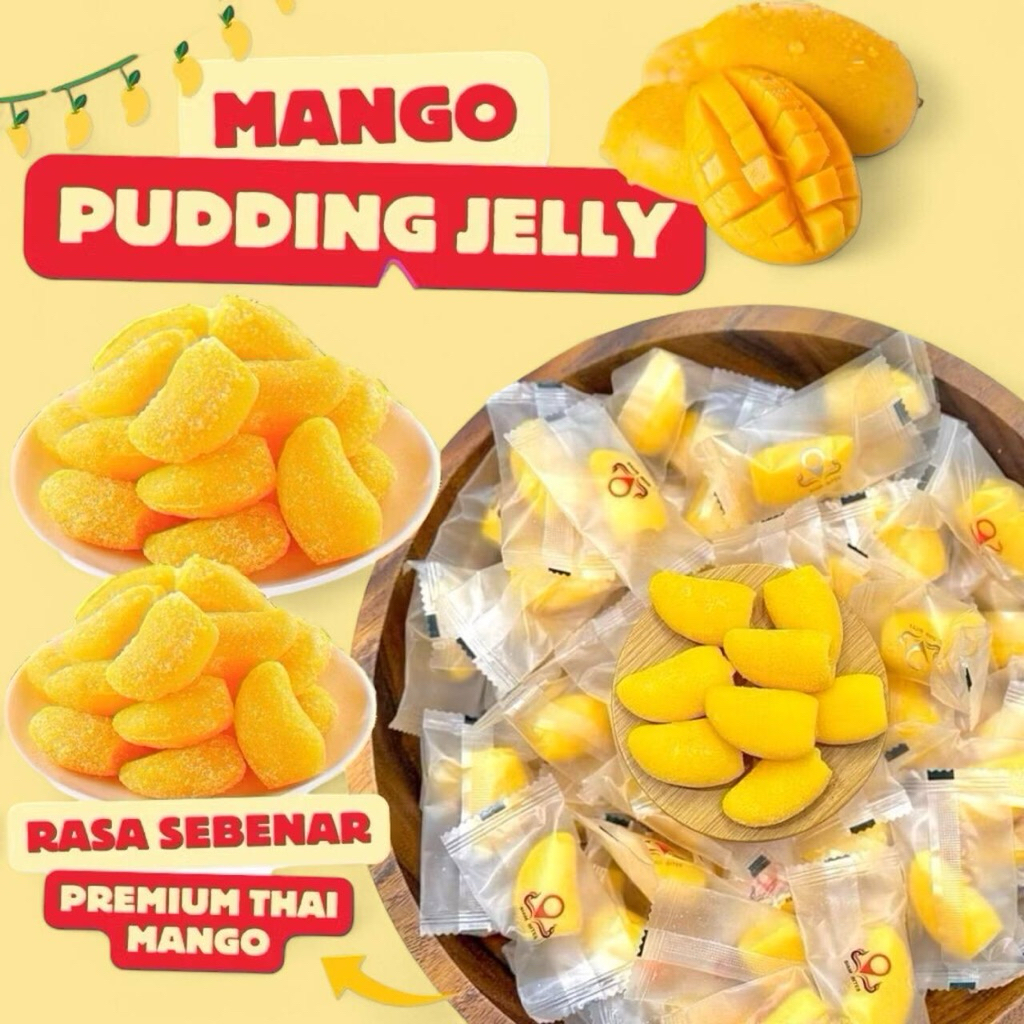 MANGO PUDDING JELLY GUMMY HALAL VIRALLL | Shopee Malaysia