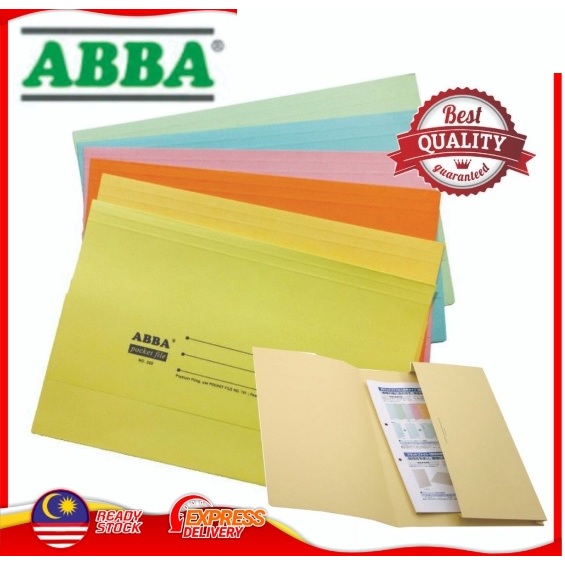 Akina Save Abba Pocket File (144pcs/box) ABBA Fail Poket No.222 Manila ...