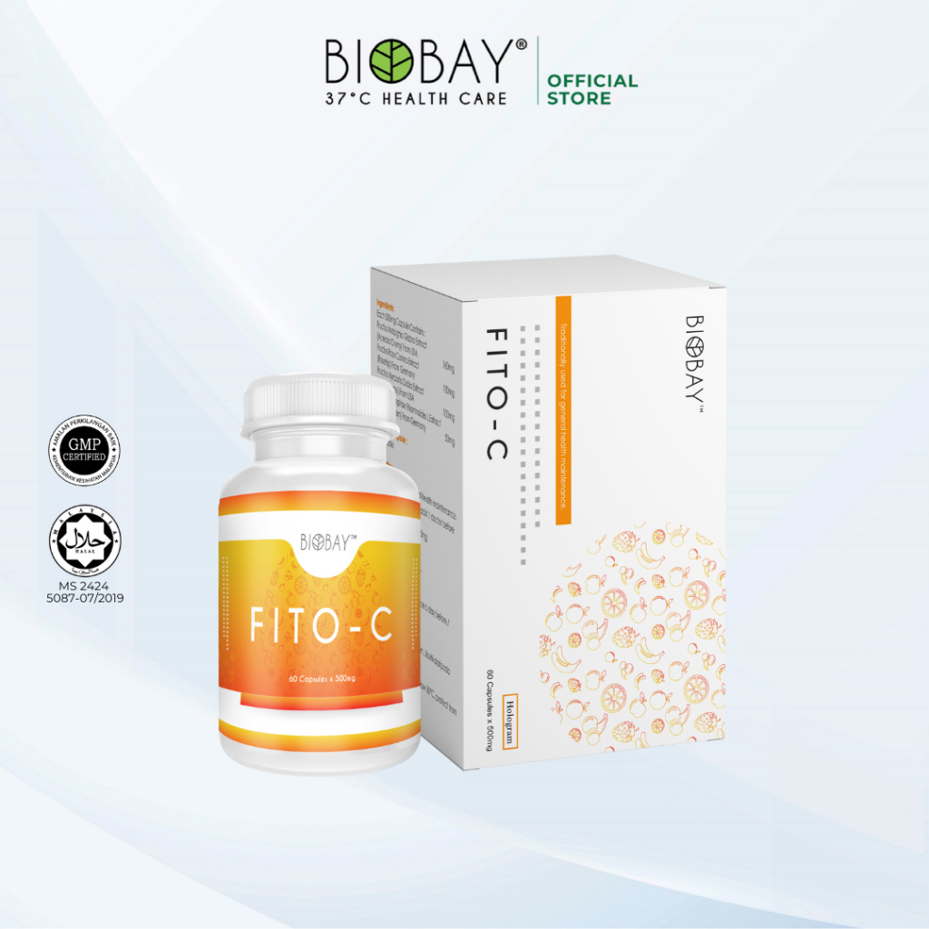 BIOBAY Fito-C (500mg) | Natural Fruit Vitamin C | Immune Booster Health ...