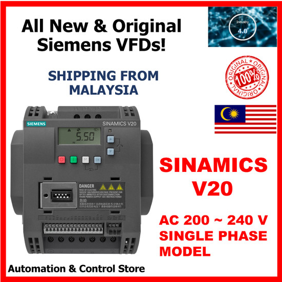 SIEMENS SINAMICS V20 | SIEMENS VFD | SIEMENS VSD | VARIABLE FREQUENCY ...