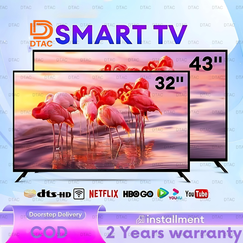 Televisyen Pintar 32 Inch DTAC Netflix Hdmi Android Goggle Smart LED TV Murah Kecil Portable ...