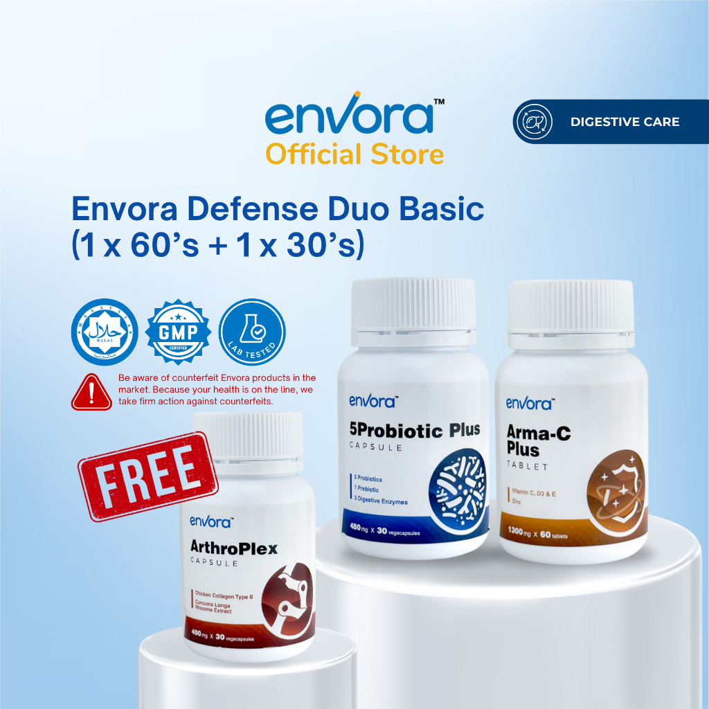 Envora Defense Duo Basic (1 x 60's + 1 x 30's) | Shopee Malaysia