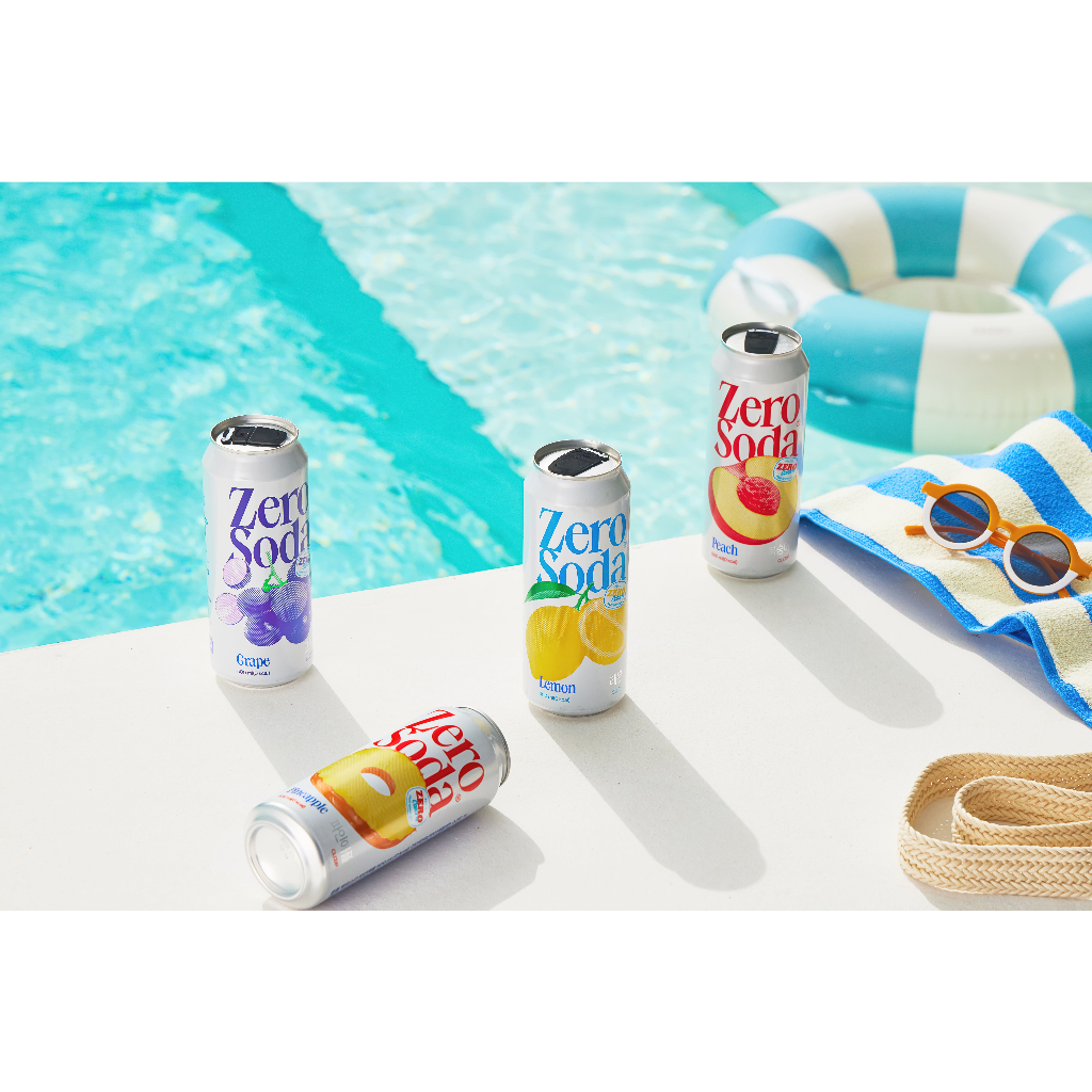 Cloop Zero Soda - Pineapple/Lemon/Peach/Grape + Cream Soda/Green Apple ...
