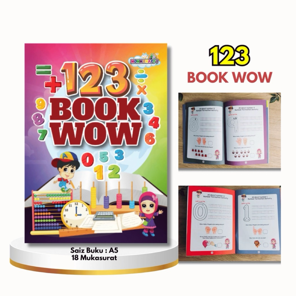 123 MINI BOOK WOW (A5 Size) | Shopee Malaysia