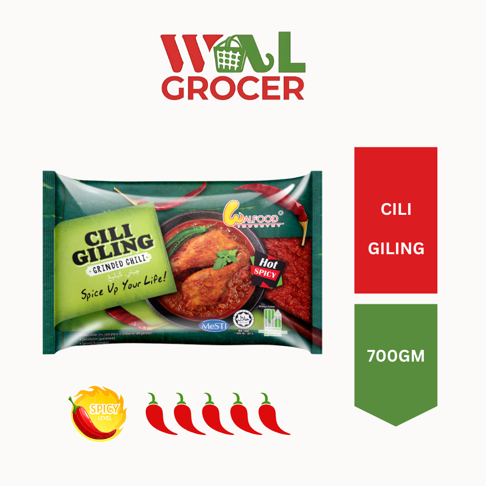 WALGROCER Cili Giling 𝐇𝐨𝐭 𝐒𝐩𝐢𝐜𝐲 (Chili Paste/Cili Boh) - 700g | Shopee ...