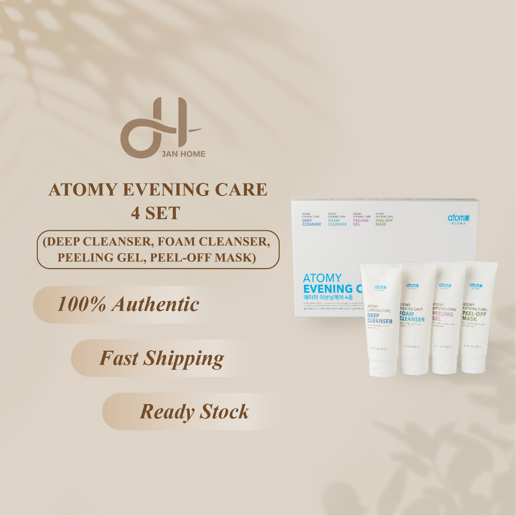 Atomy Evening Care 4 Set (Deep Cleanser + Foam Cleanser + Peeling Gel ...