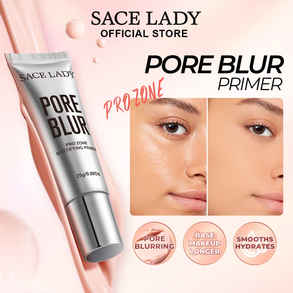 SACE LADY Primer Base Makeup Mattifying Longer Smooths Hydrates Skin ...
