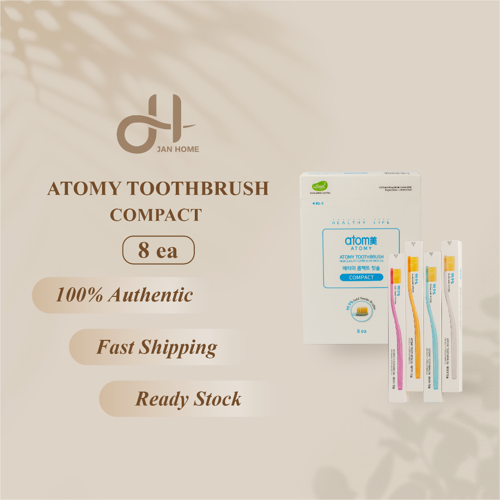 Atomy Compact Toothbrush 1set - 8pcs Soft Toothbrush Oral Care Berus ...