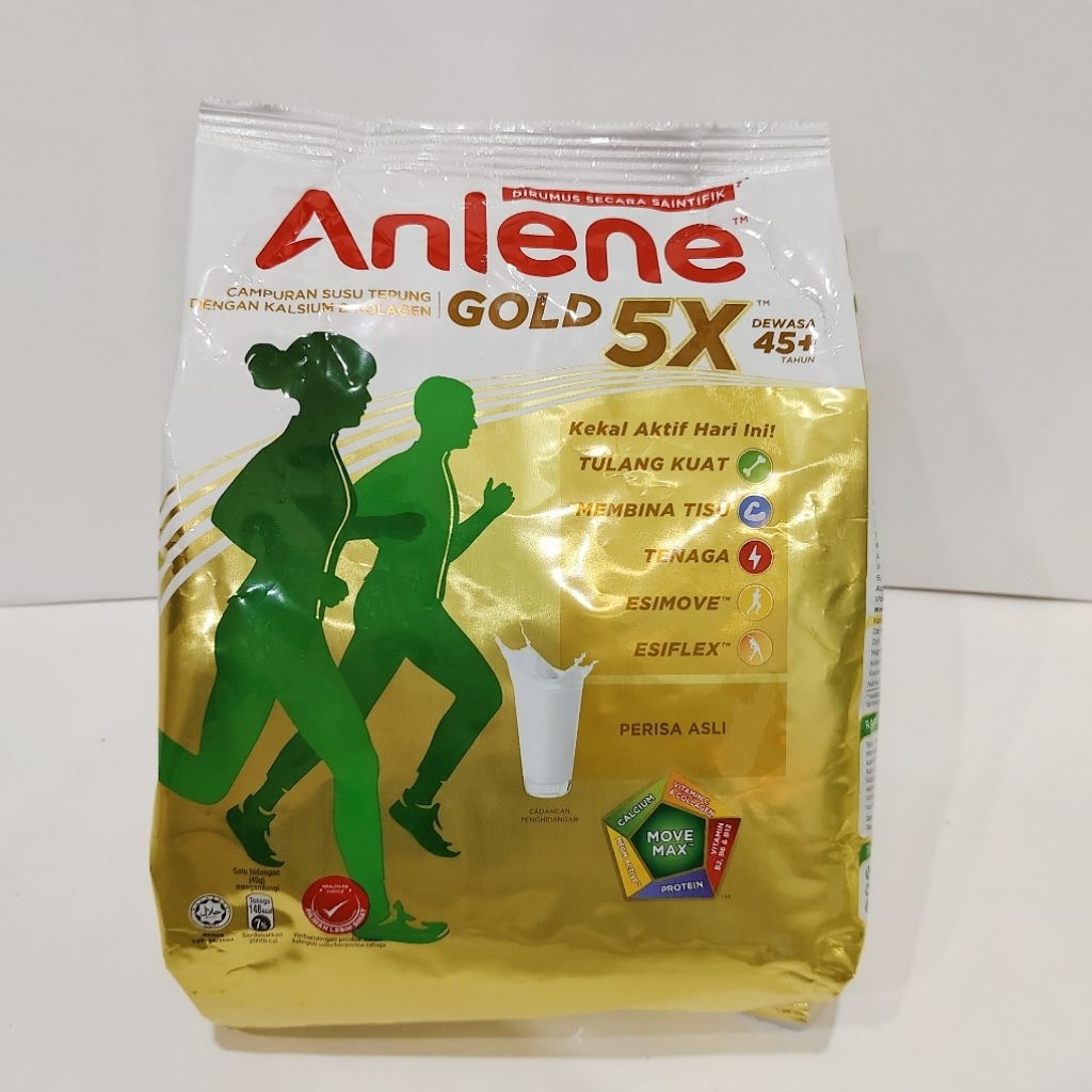 Anlene Gold 5X High Calcium High Protein Plain Milk Powder 950g (1pack ...