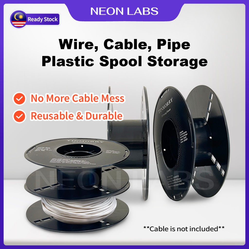 Plastic Empty Spool Storage | Cable, Wire & Pipe Organizer | Duration ...