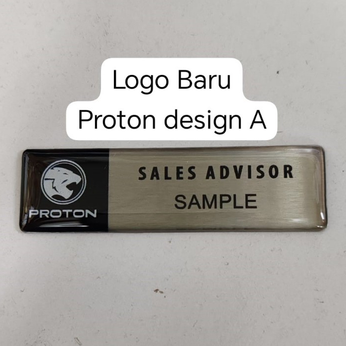 Proton Name tag 7 cm X 2 cm stainless steel Proton Name tag Proton E ...