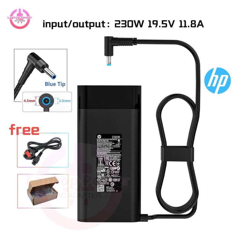 HP 230W Laptop Charger Adapter 19.5V 11.8A hp ZBook Fury 16 G9,OMEN 15 ...