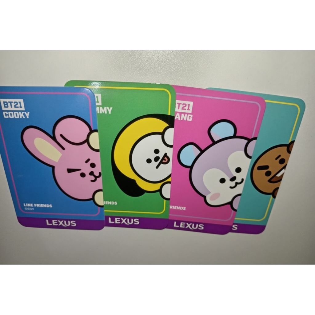 BT21 BTS Official Photocard | Lexus Collaboration | K-pop Idol Merch ...