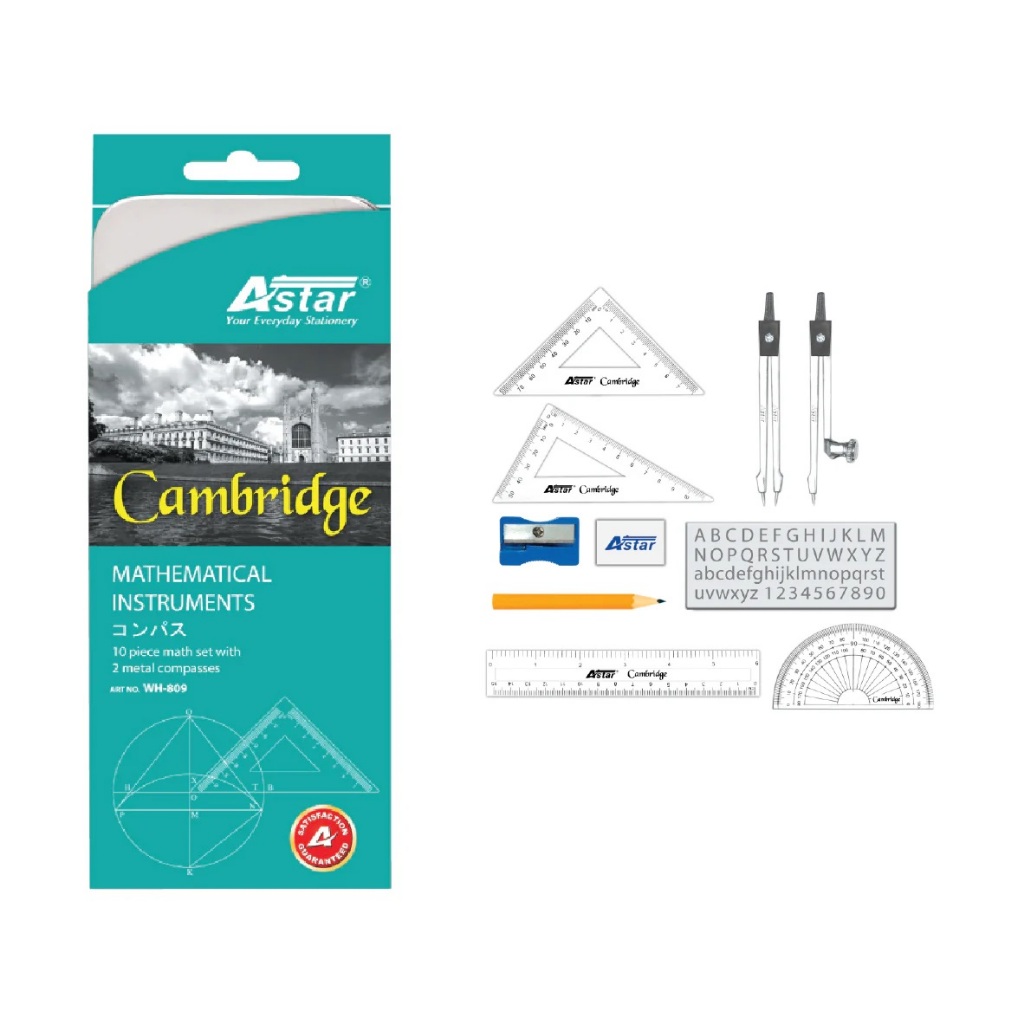 Astar Mathematic Instruments / Geometry Set / Math Set / Jangka Lukis ...