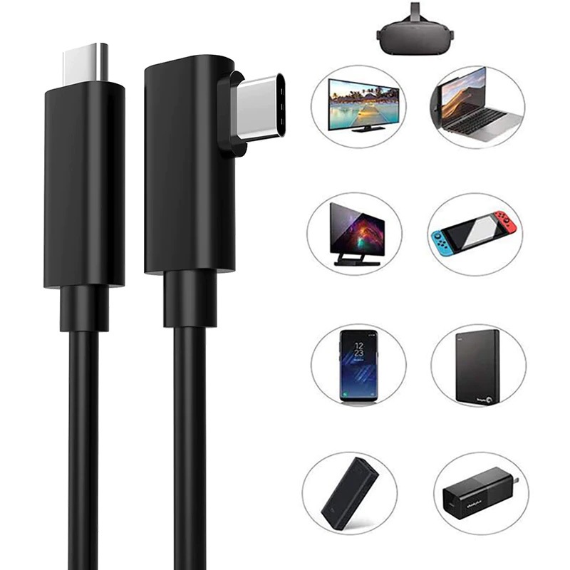 USB VR Link A or C to C Charger Powerline USB 3.0 3.1 & Type A C Cable ...