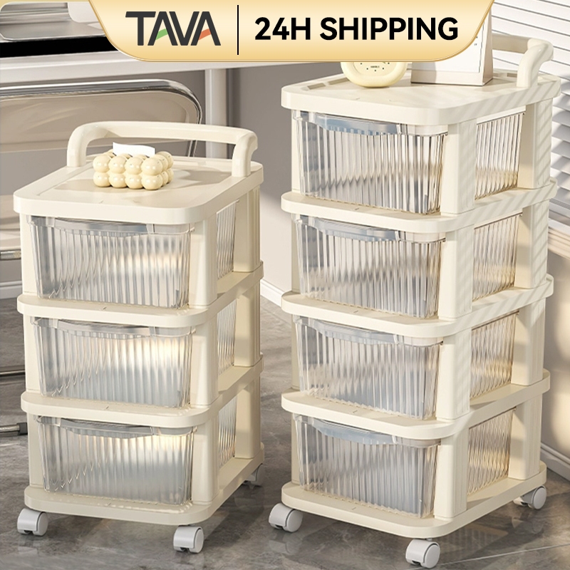 TAVA Trolley Rack Drawer Cabinet Stroller Baby Storage Rack Cabinet ...
