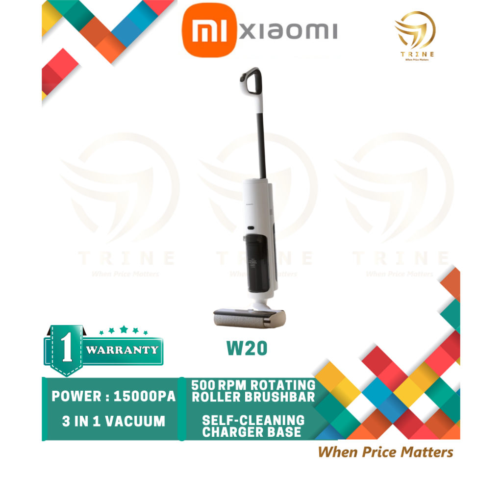 XIAOMI TRUCLEAN 3 IN 1 WET DRY VACUUM / UP TO 15 000 PA / SELF-CLEANING ...