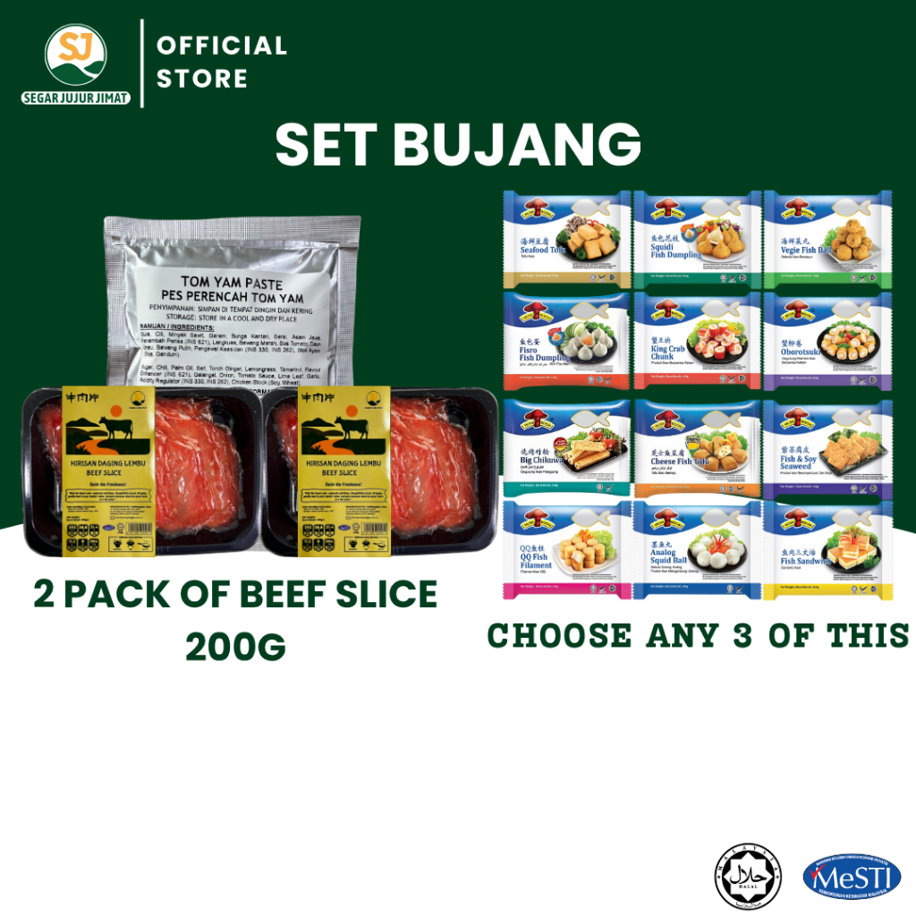 SET STEAMBOAT BERBALOI 2 PEK DAGING + 3 JENIS PILIHAN BEBOLA STEAMBOT ...