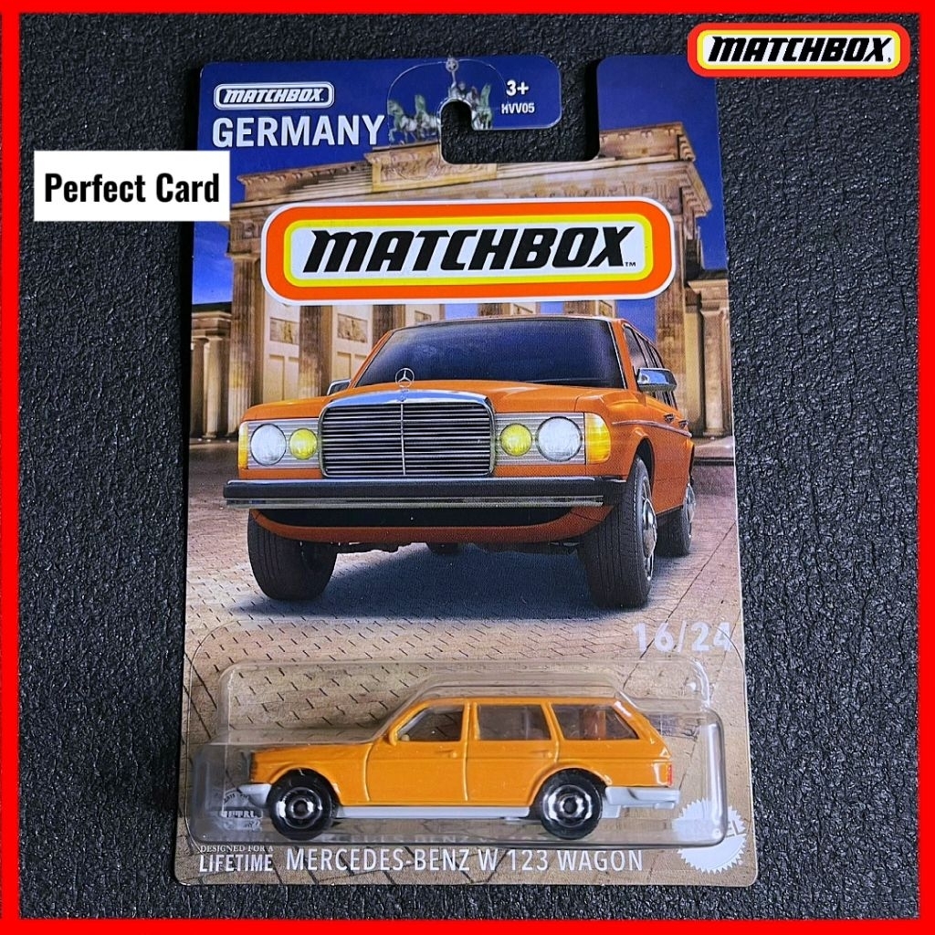 Matchbox Mercedes Benz W123 Wagon Orange Mercedes W 123 Wagon Kereta ...