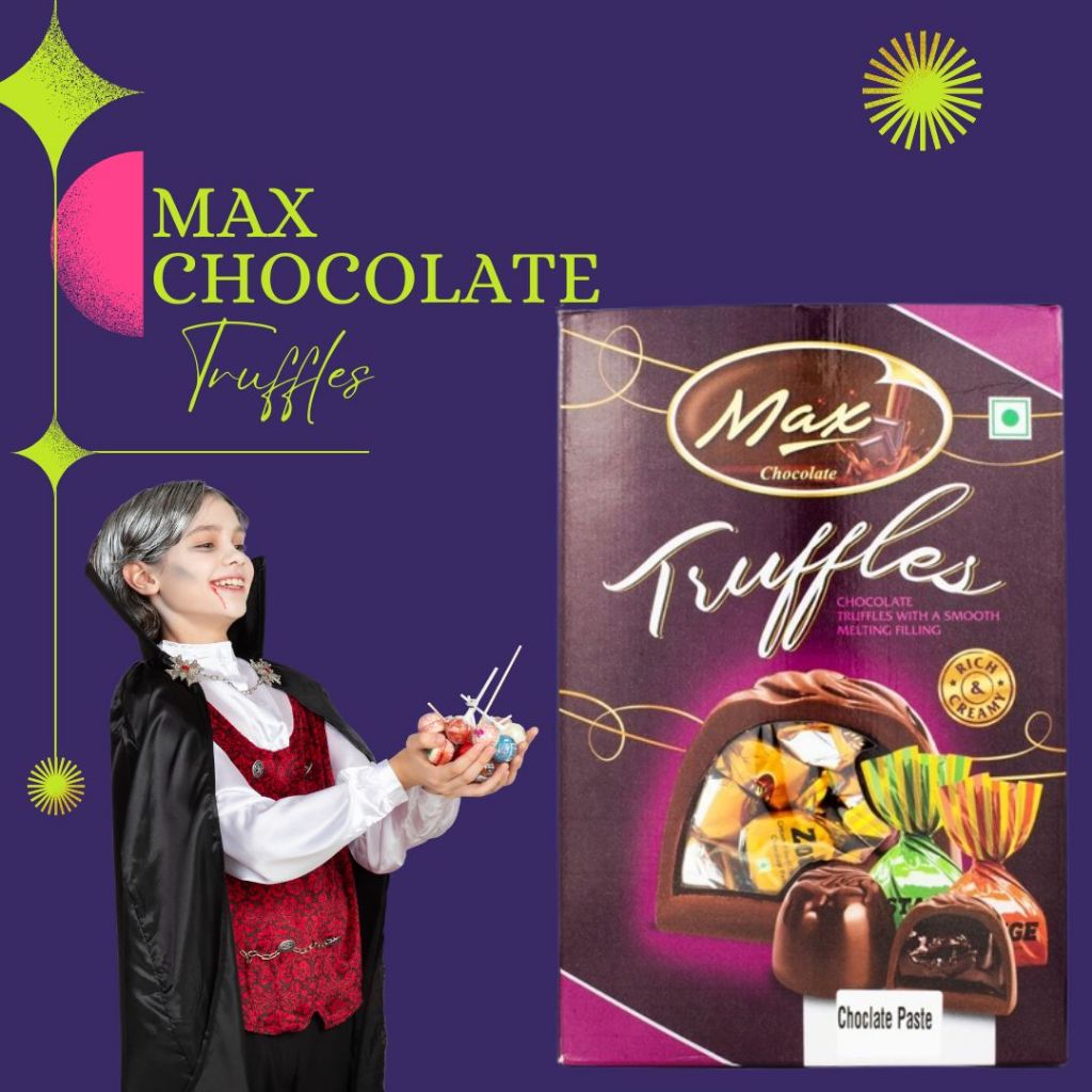Max Truffles Chocolate Candy with Chocolate Paste Filling by Max ...