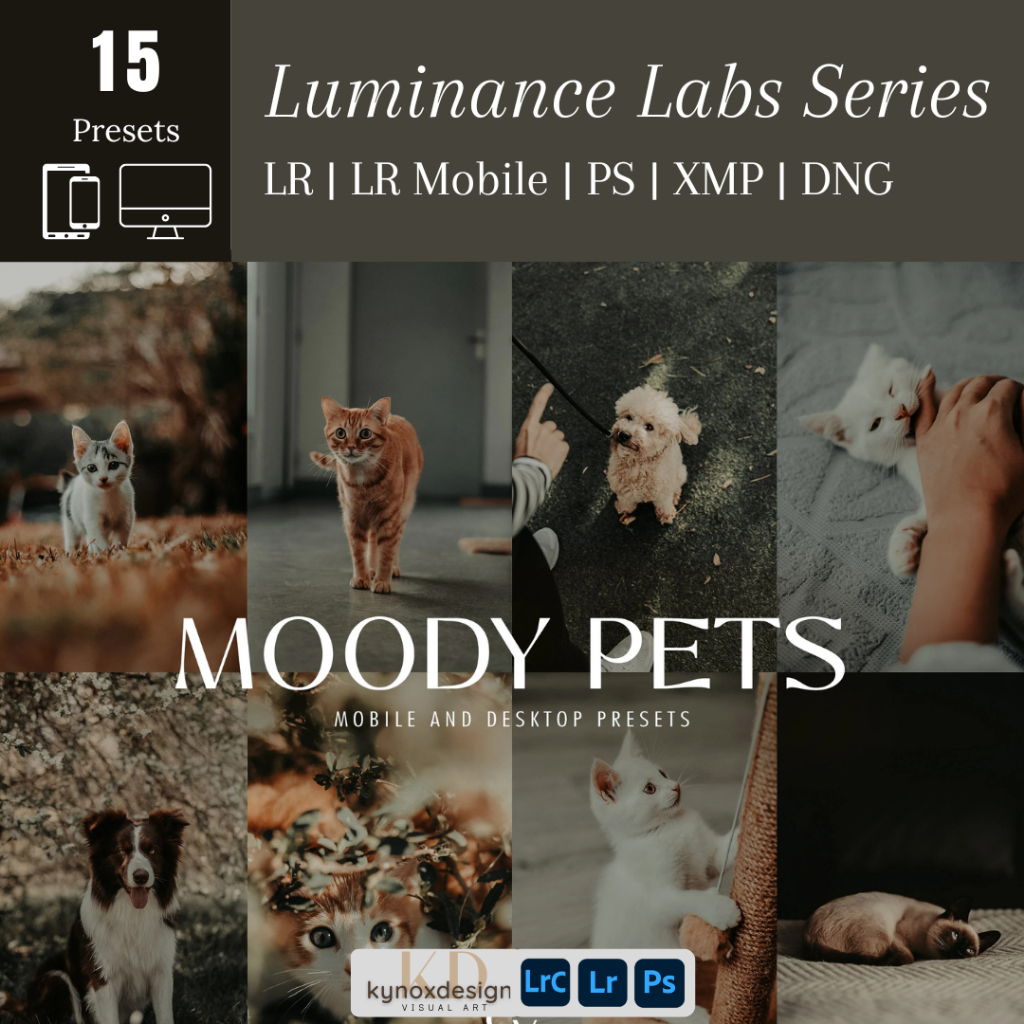 [Lightroom Preset] Luminance Labs Series - Moody Pets for LR/LR(mobile ...