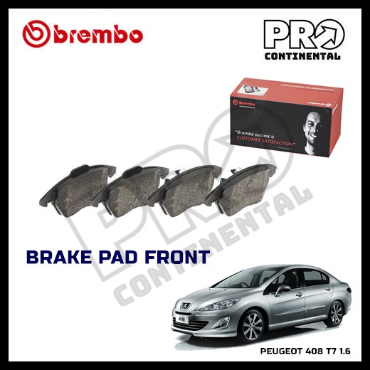 GENUINE BREMBO PEUGEOT 408 T7 1.6/2.0 FRONT REAR BRAKE PAD | Shopee ...