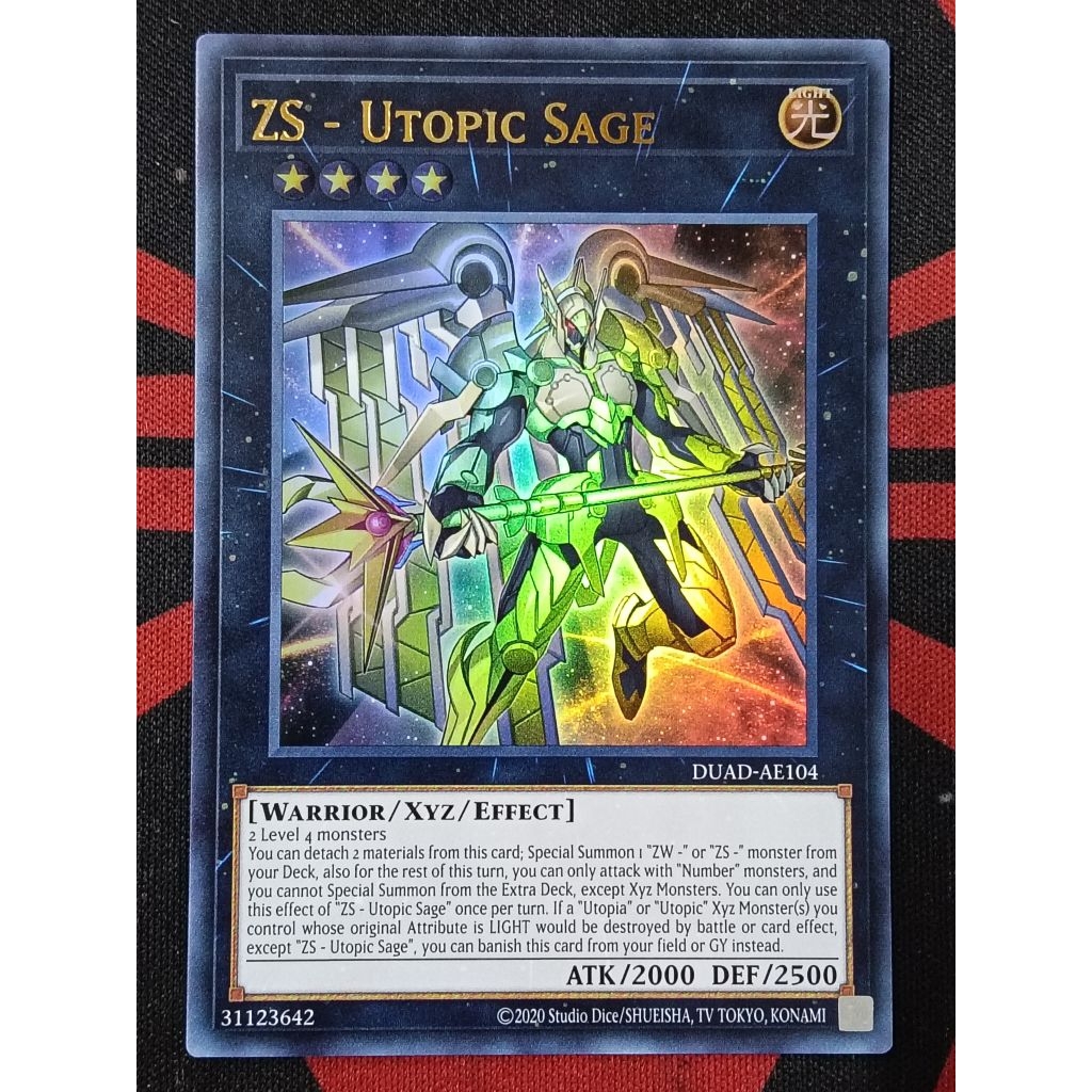 YOGIOH KONAMI DUAD-AE104 ZS - Utopic Sage (UR) | Shopee Malaysia