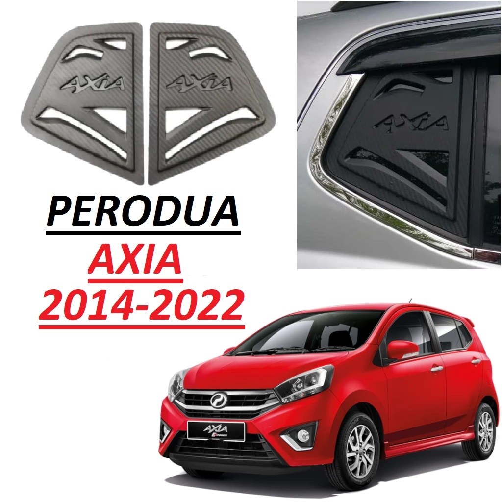 PERODUA AXIA 2014-2022 Window Cover Rear Triangle Mirror Sun Shade 3D ...