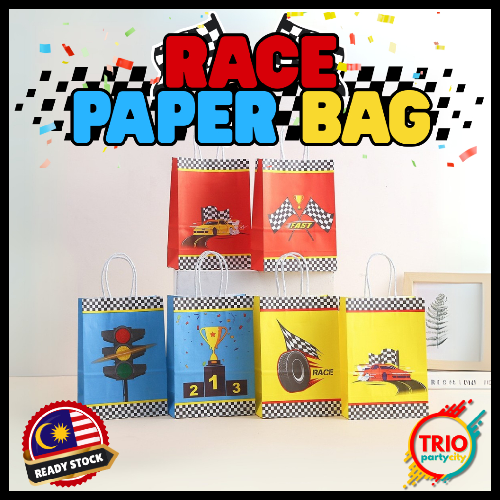 Paper Bag Race Racing Theme Party Bag | Shopee Malaysia