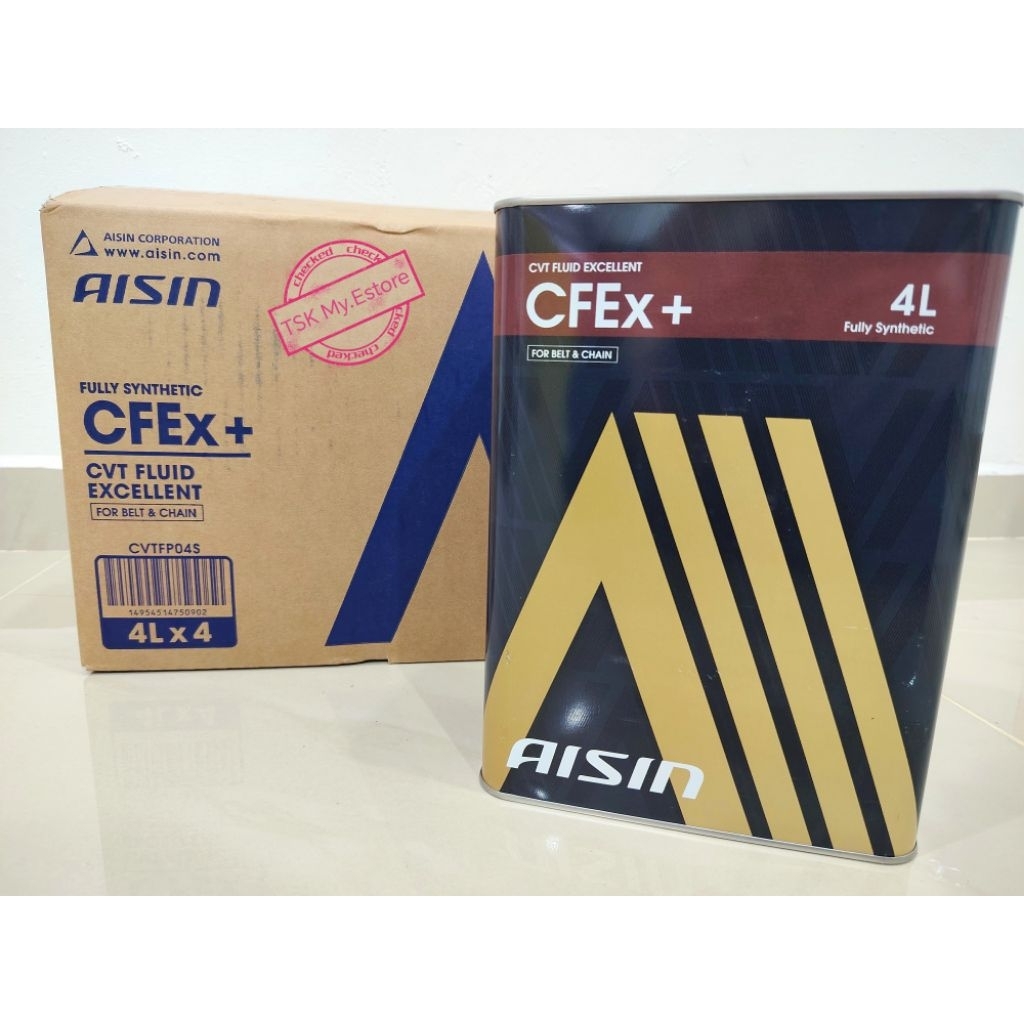 AISIN Fully Synthetic CVT Transmission Fluid {4L} CFEx+ (for Belt ...